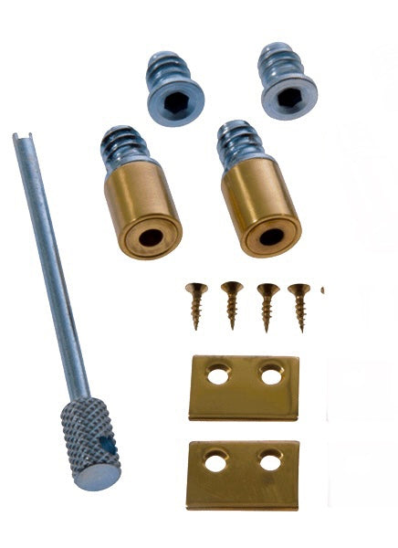 Locking Window Stop - Polished Brass 19mm – Lock and Latch