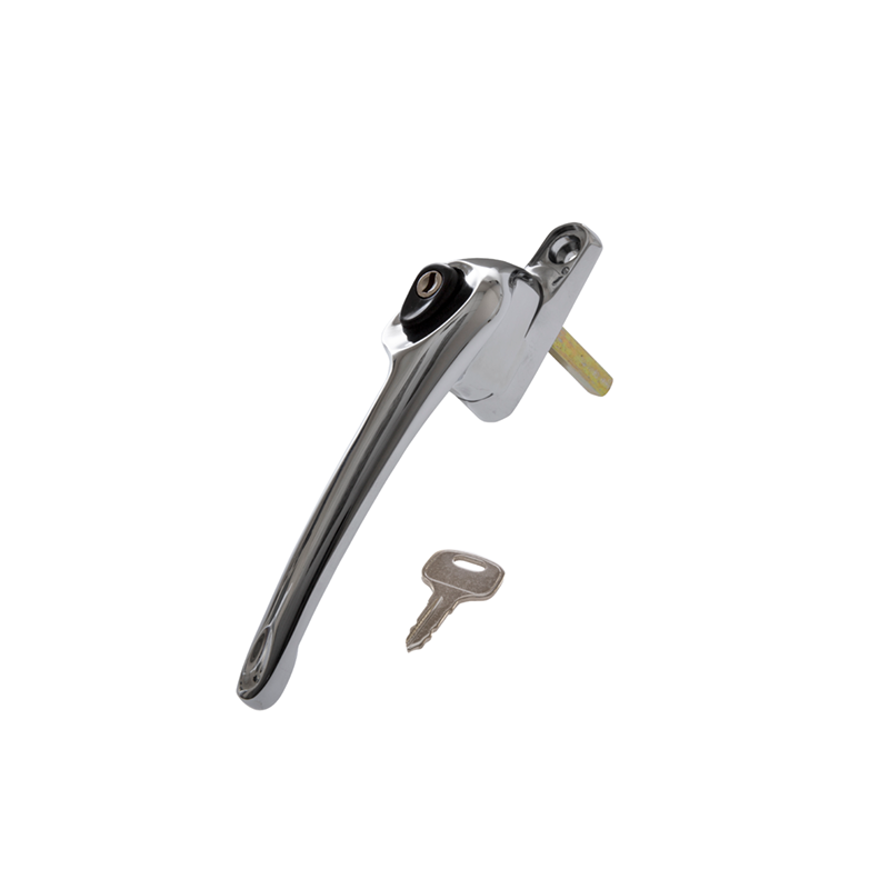 Maxim Security Handle - Right Handed - Polished Chrome – Lock and Latch